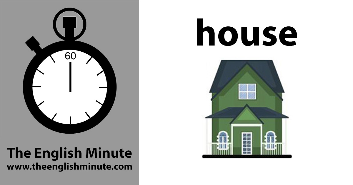 House Vocabulary in English | The English Minute